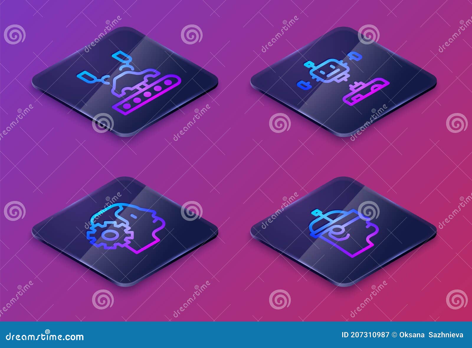 Set Isometric Line Robotic Robot Arm on Factory, Humanoid, Disassembled ... Set Isometric Line Robotic Robot Arm on Factory, Humanoid, Disassembled ...