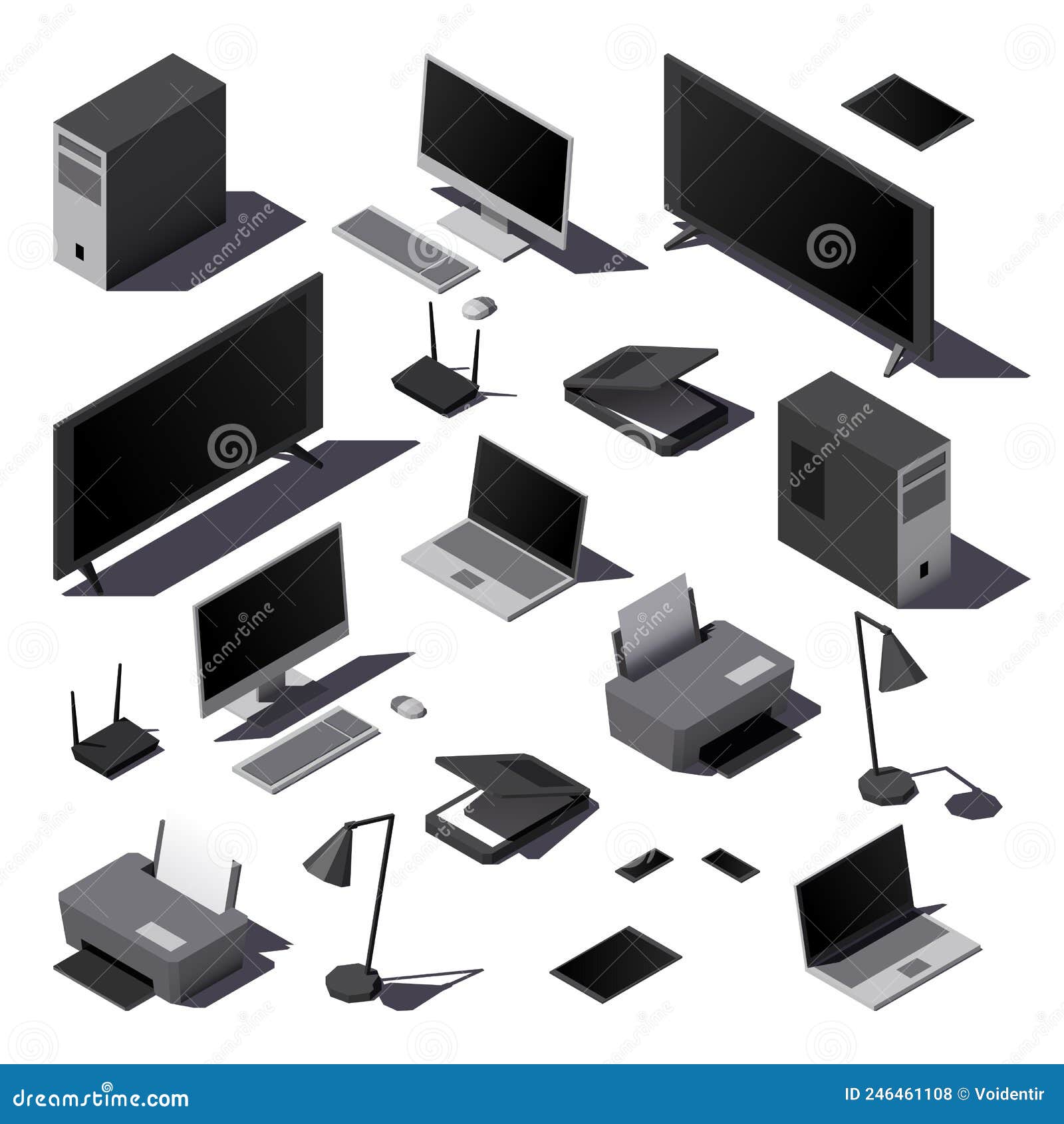 3D Low Poly Electronic Medical Tonometer For Measuring Blood Pressure ...