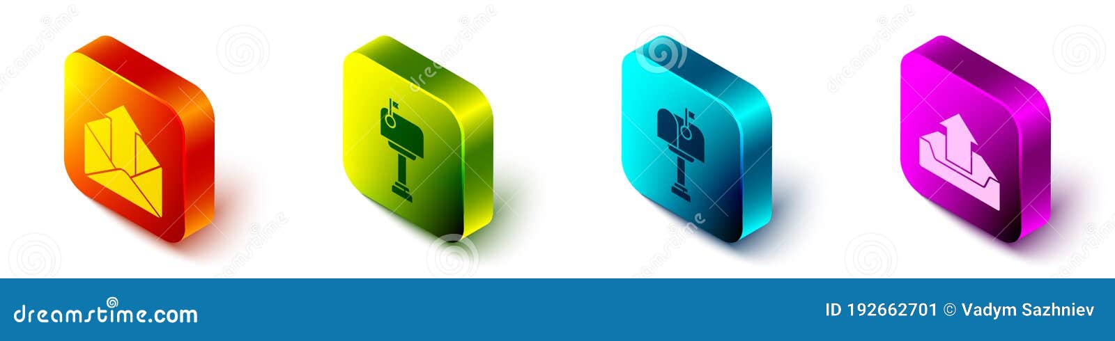 Set Isometric Outgoing Mail, Mail Box, Mail Box and Upload Inbox Icon ... Set Isometric Outgoing Mail, Mail Box, Mail Box and Upload Inbox Icon ...