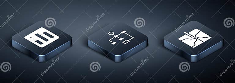 Set Isometric Pie Chart Infographic, Intersection Point and Hierarchy ... Set Isometric Pie Chart Infographic, Intersection Point and Hierarchy ...