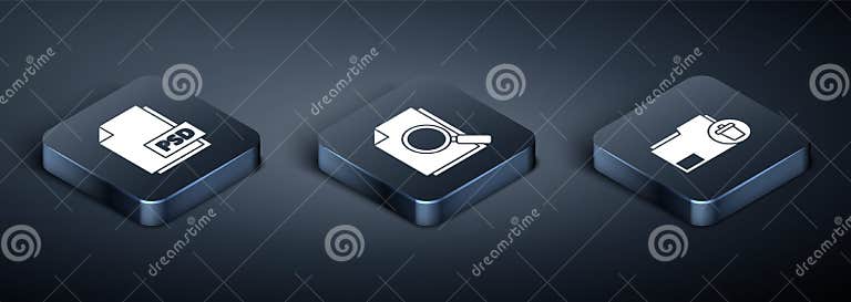 Set Isometric PSD File Document, Delete Folder and Document with Search ... Set Isometric PSD File Document, Delete Folder and Document with Search ...