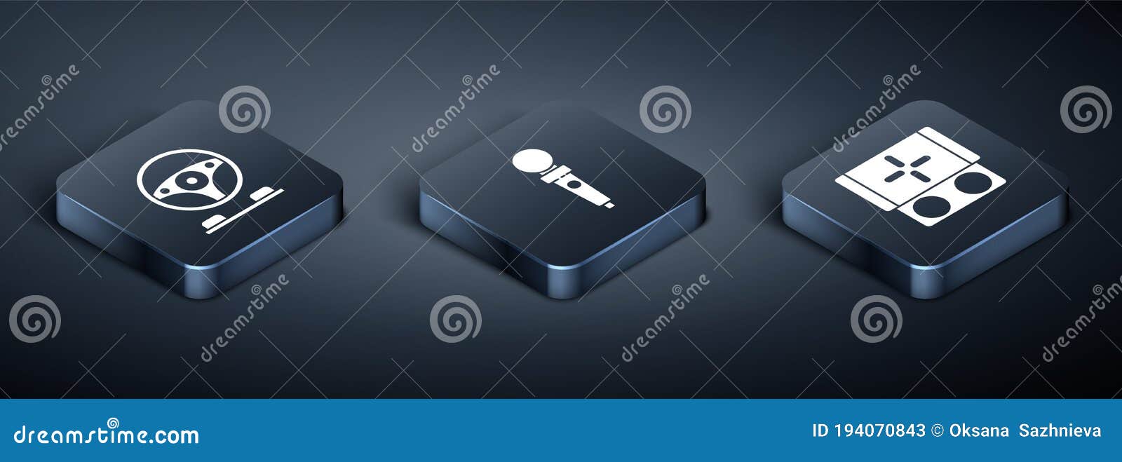 Set Isometric Racing Simulator Cockpit, Portable Video Game Console and Joystick for Arcade ...