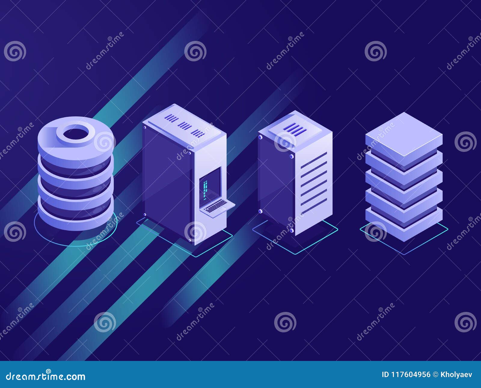 Set of Isometric Server Rack Stock Vector - Illustration of management ... Set of Isometric Server Rack Stock Vector - Illustration of management ...