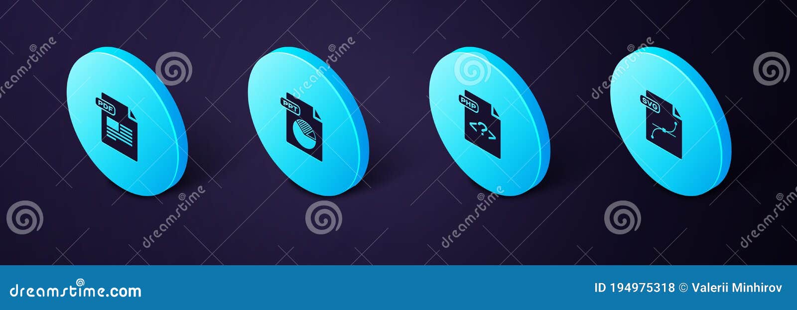 Set Isometric Svg File Document Php Ppt E Icono Pdf. Vector Ilustración ... Set Isometric Svg File Document Php Ppt E Icono Pdf. Vector Ilustración ...