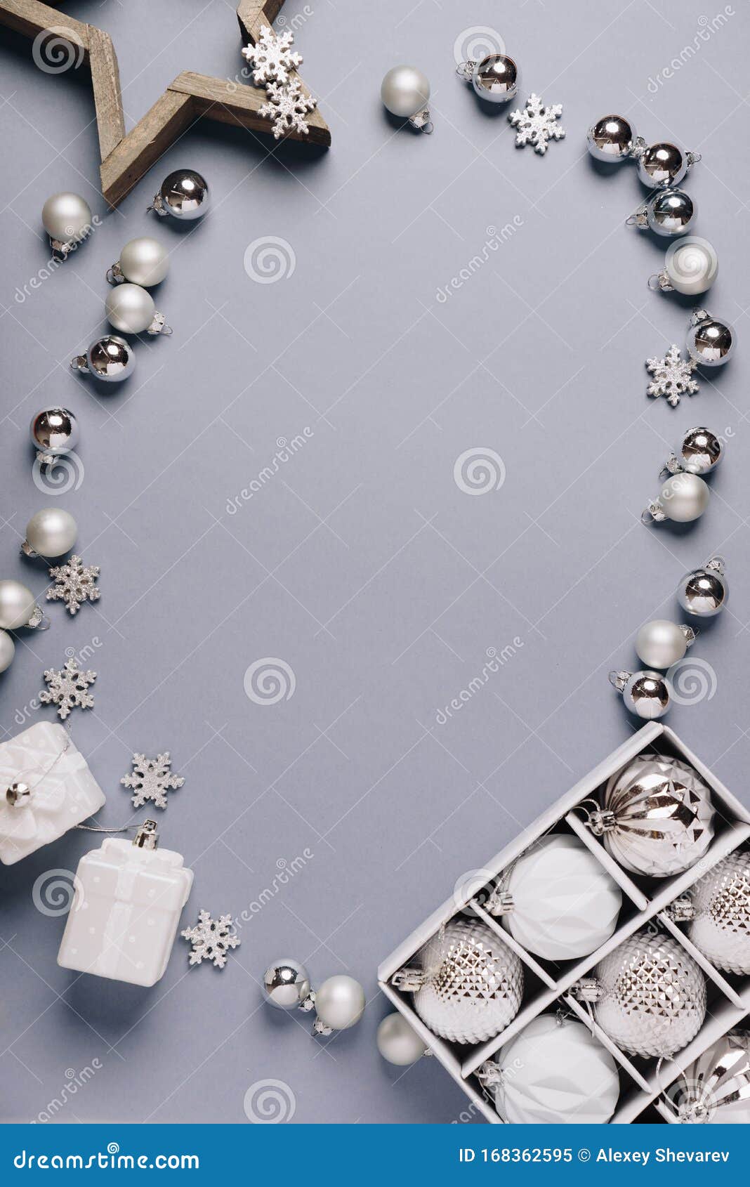 Set of Items for the New Year, Layout for the Holiday Christmas Stock ...