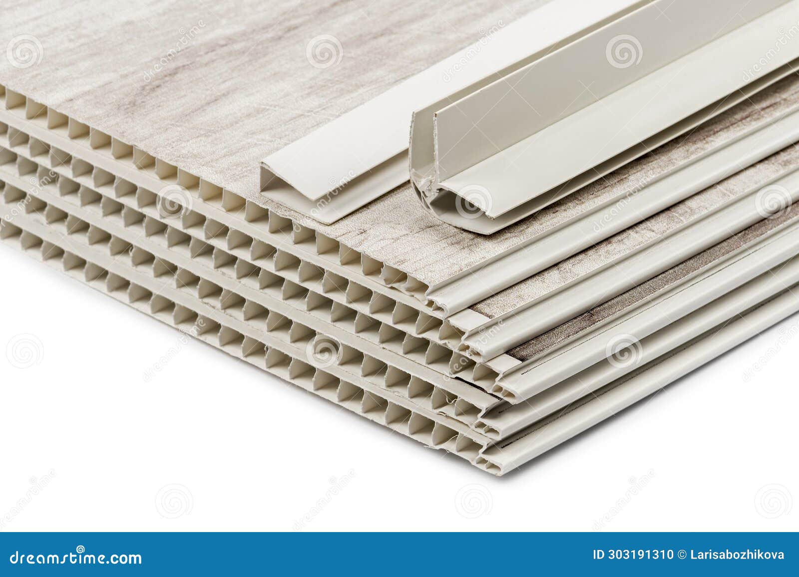 Set Of Items For PVC Ceiling Indoor Works. Assembly Adhesive Bottles ...