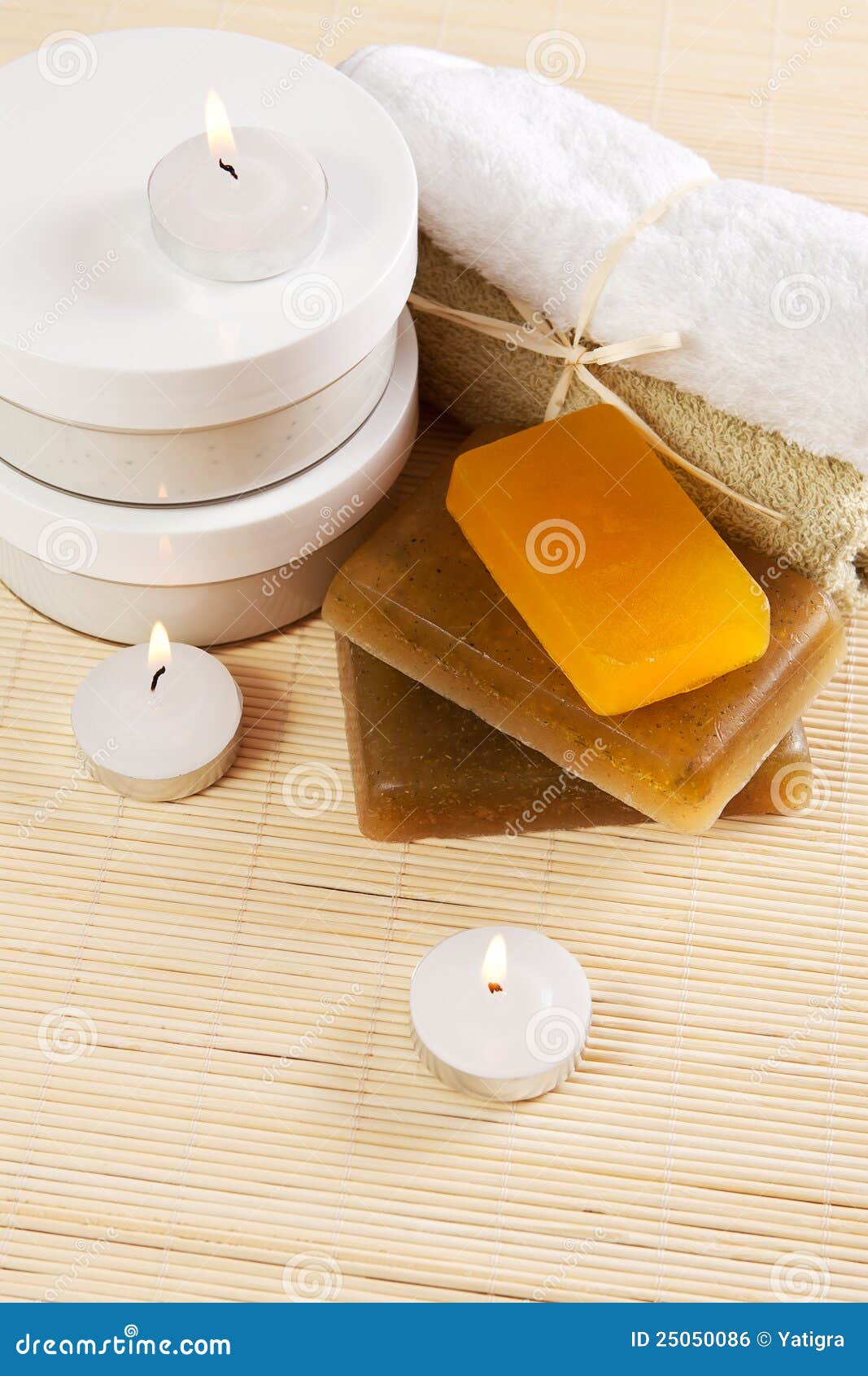 Set of items for spa stock photo. Image of group, fire - 25050086