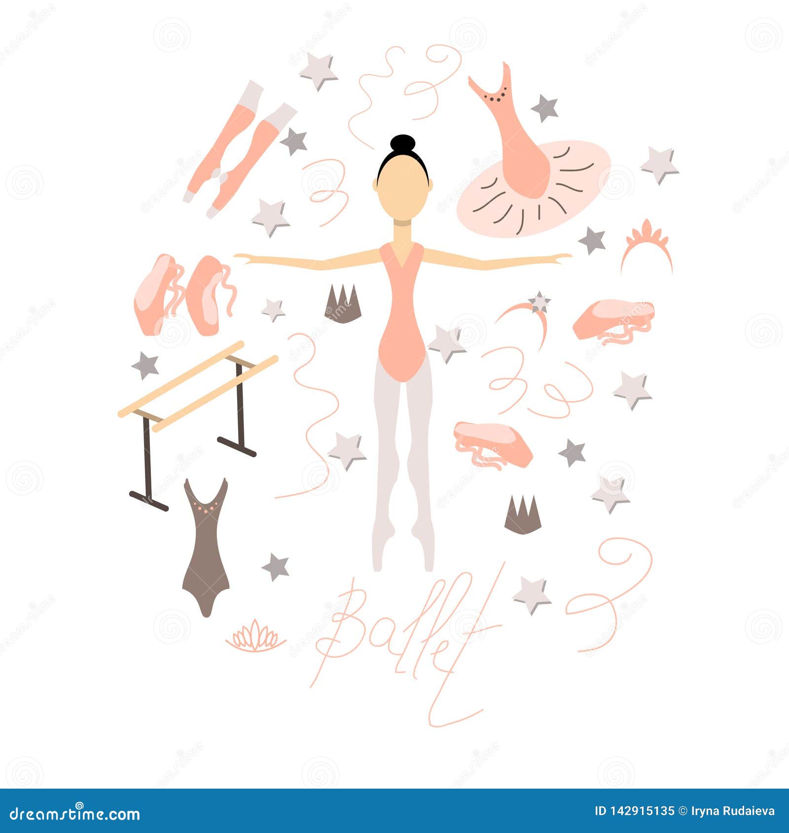 Ballet concept stock vector. Illustration of dance, poster - 142915135