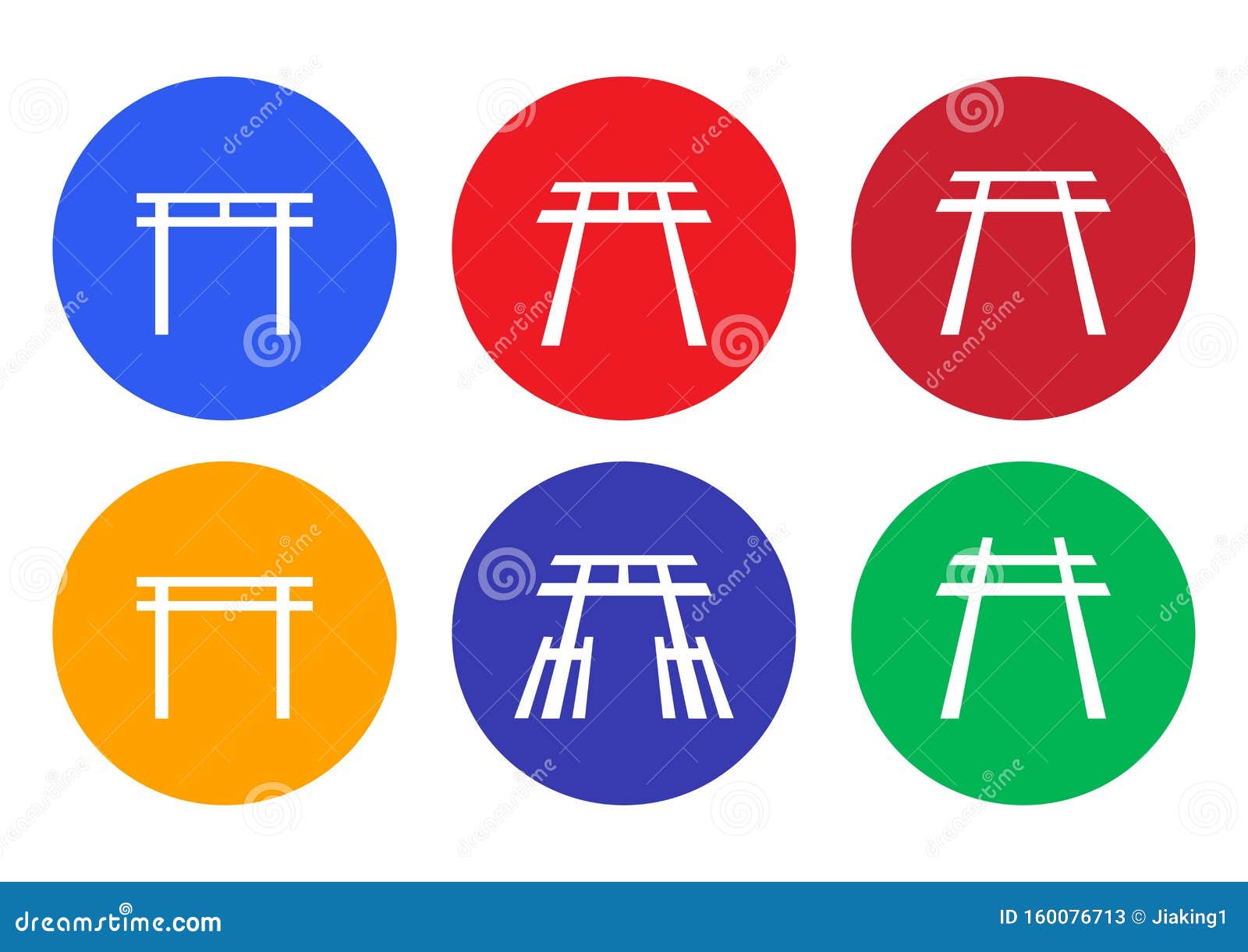 Set of Japanese Shrine Icon and Symbol, Vector Stock Vector ... Set of Japanese Shrine Icon and Symbol, Vector Stock Vector ...
