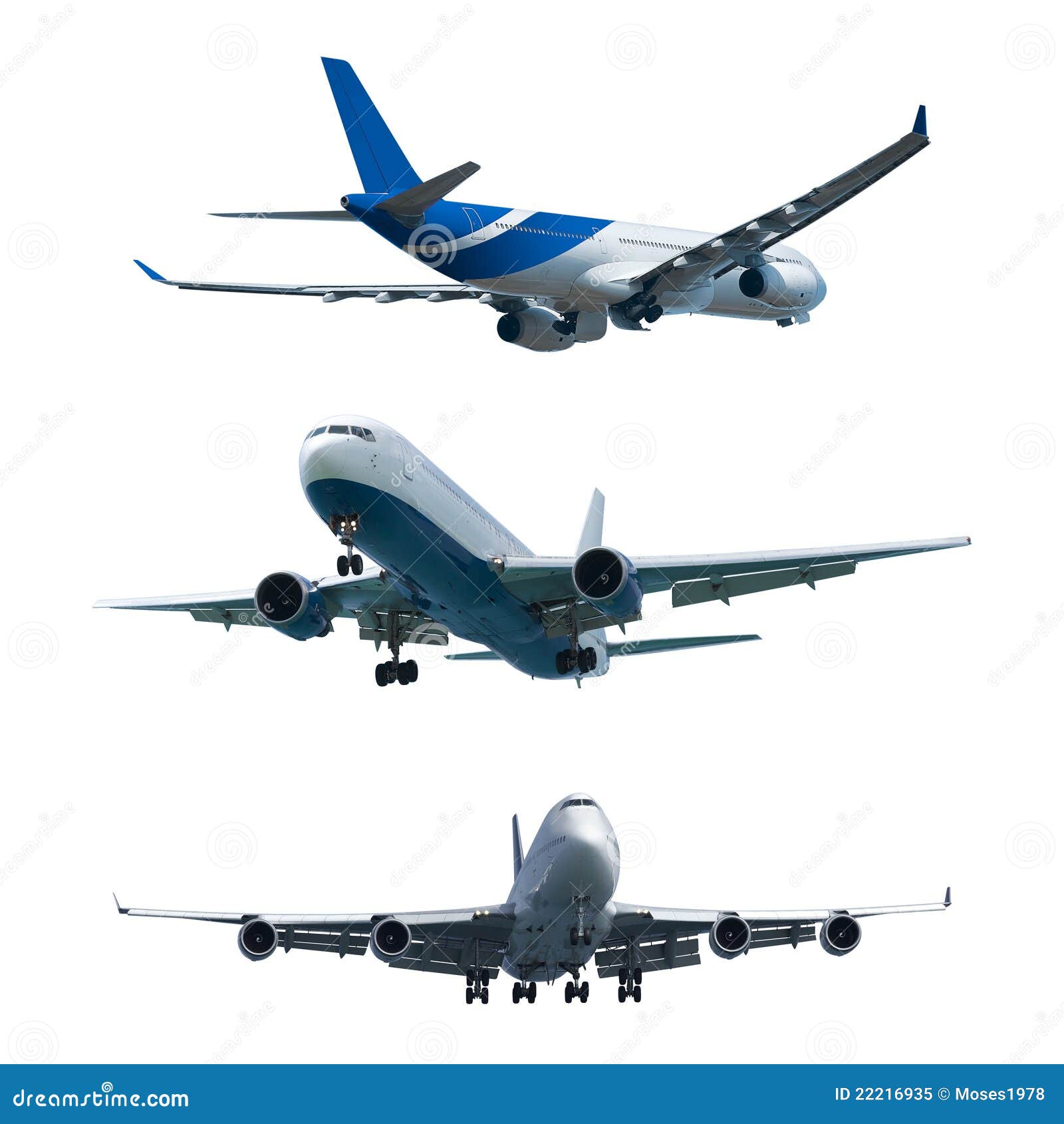 Set of a jet airplanes stock image. Image of aircraft - 22216935