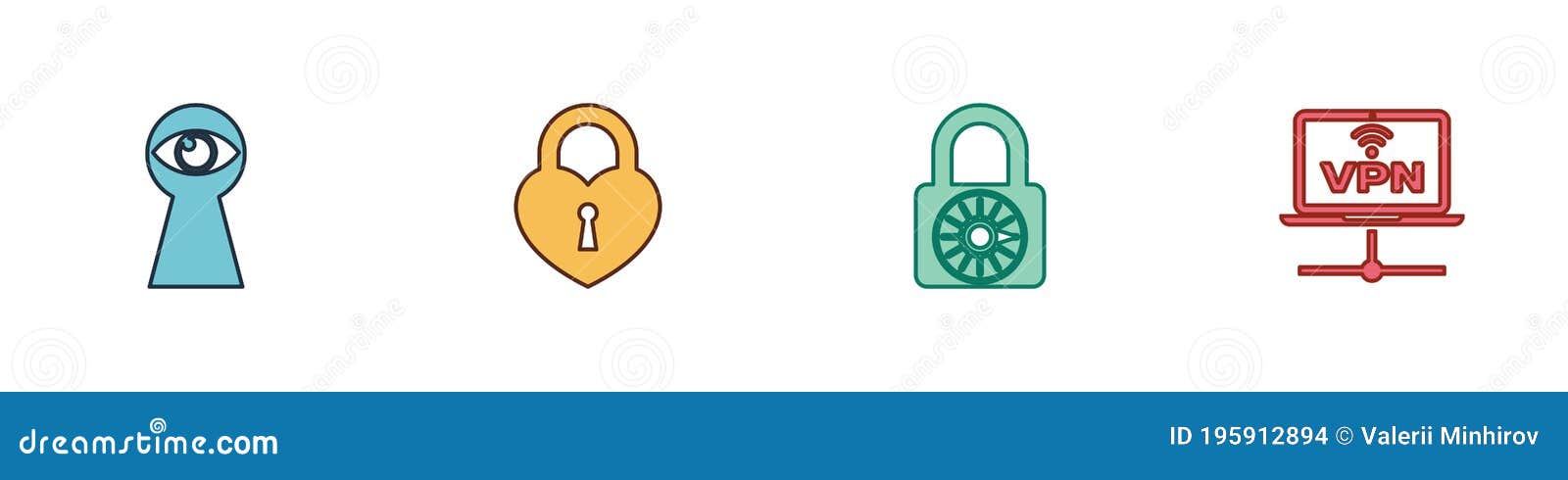 Set Keyhole with Eye, Castle in the Shape of Heart, Safe Combination ... Set Keyhole with Eye, Castle in the Shape of Heart, Safe Combination ...