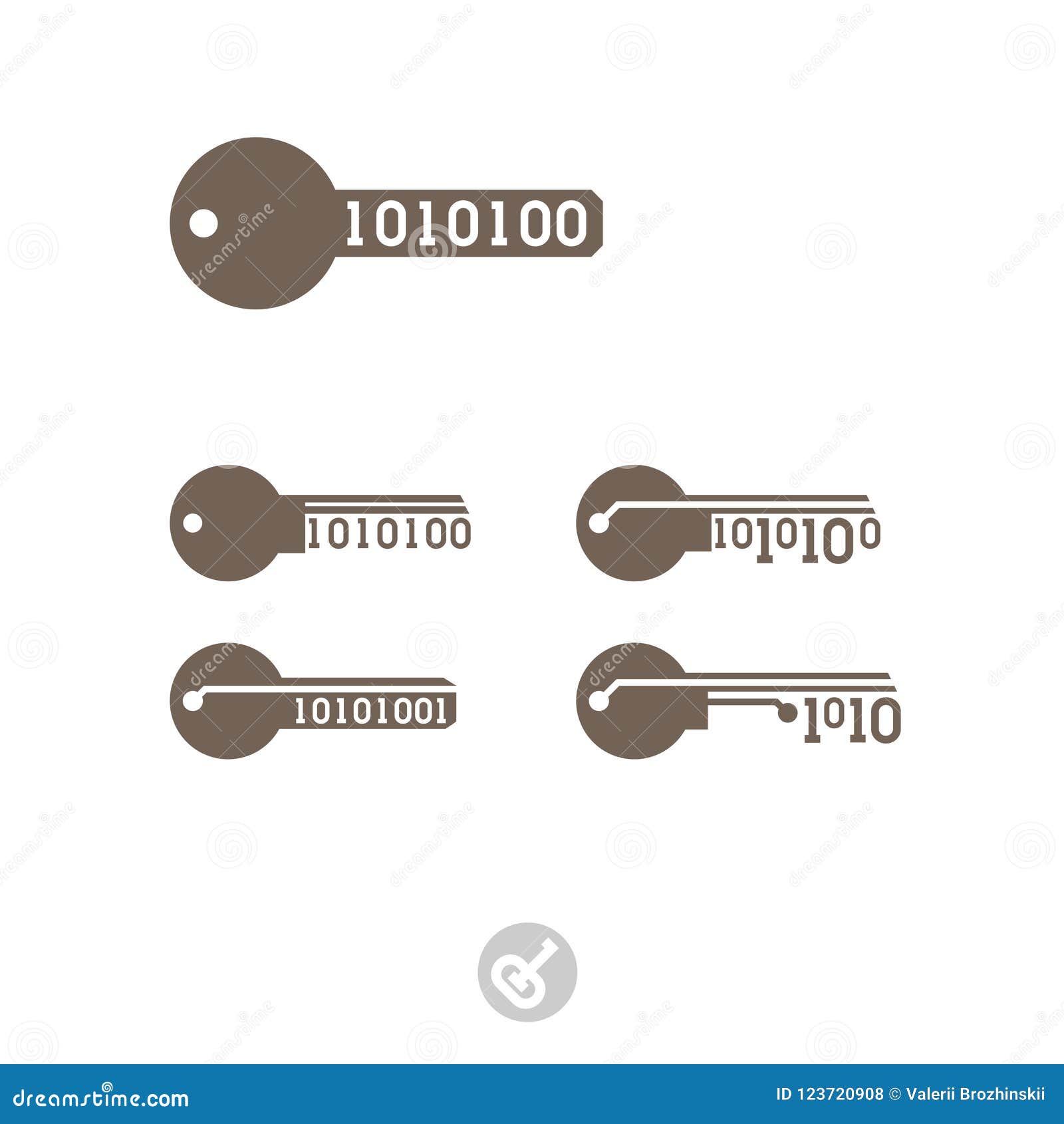 Binary Keys Royalty-Free Stock Image | CartoonDealer.com #2028820