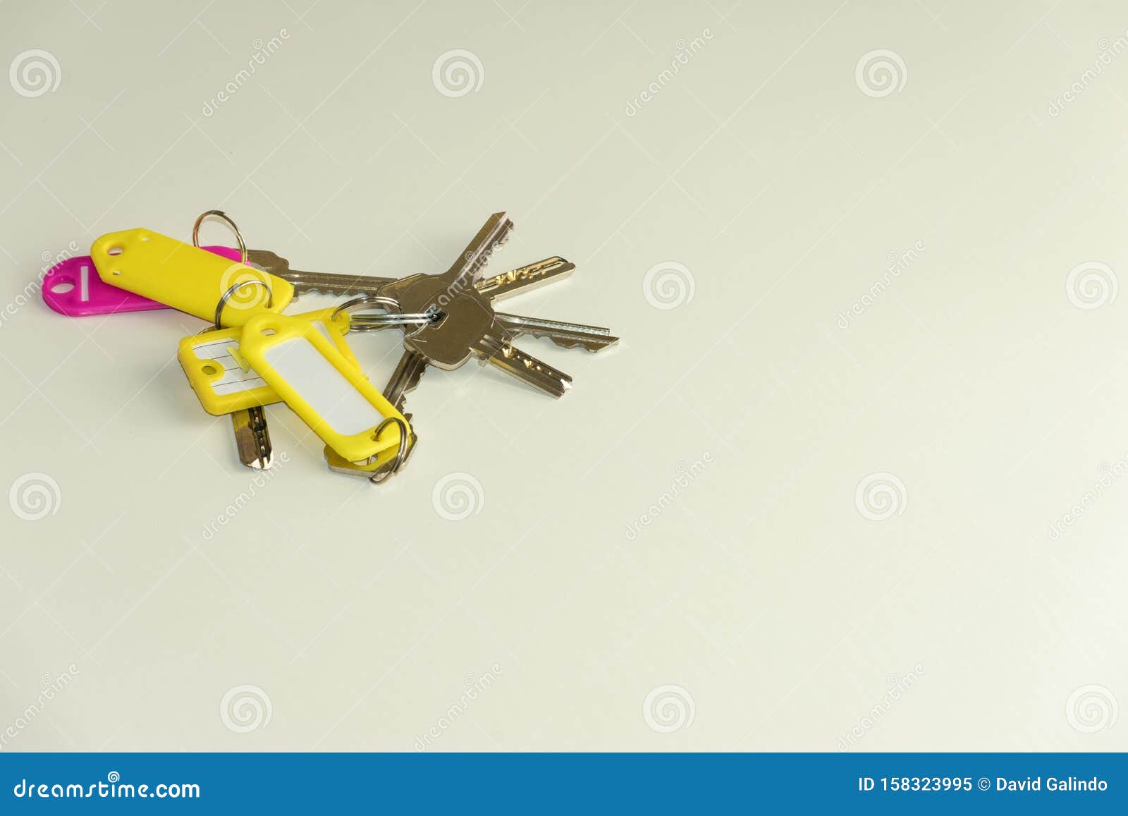 Set of Keys and Key Chains To Open Locks Stock Image - Image of chain ...