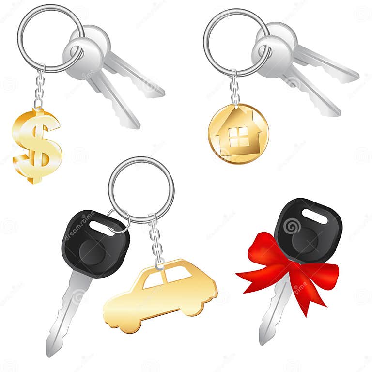 Set of Keys. Vector stock vector. Illustration of iron - 17888619