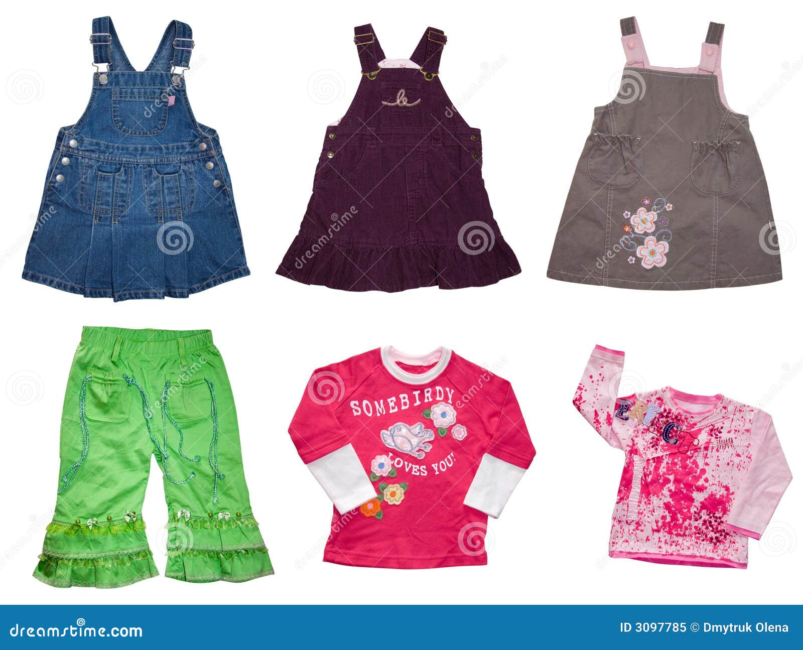 Set of kids clothing stock image. Image of pink, style - 3097785
