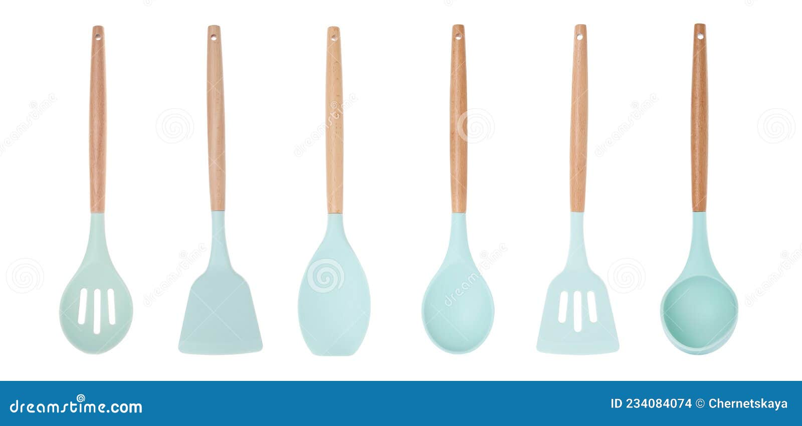 Set of Kitchen Tools on White Background. Banner Design Stock ...