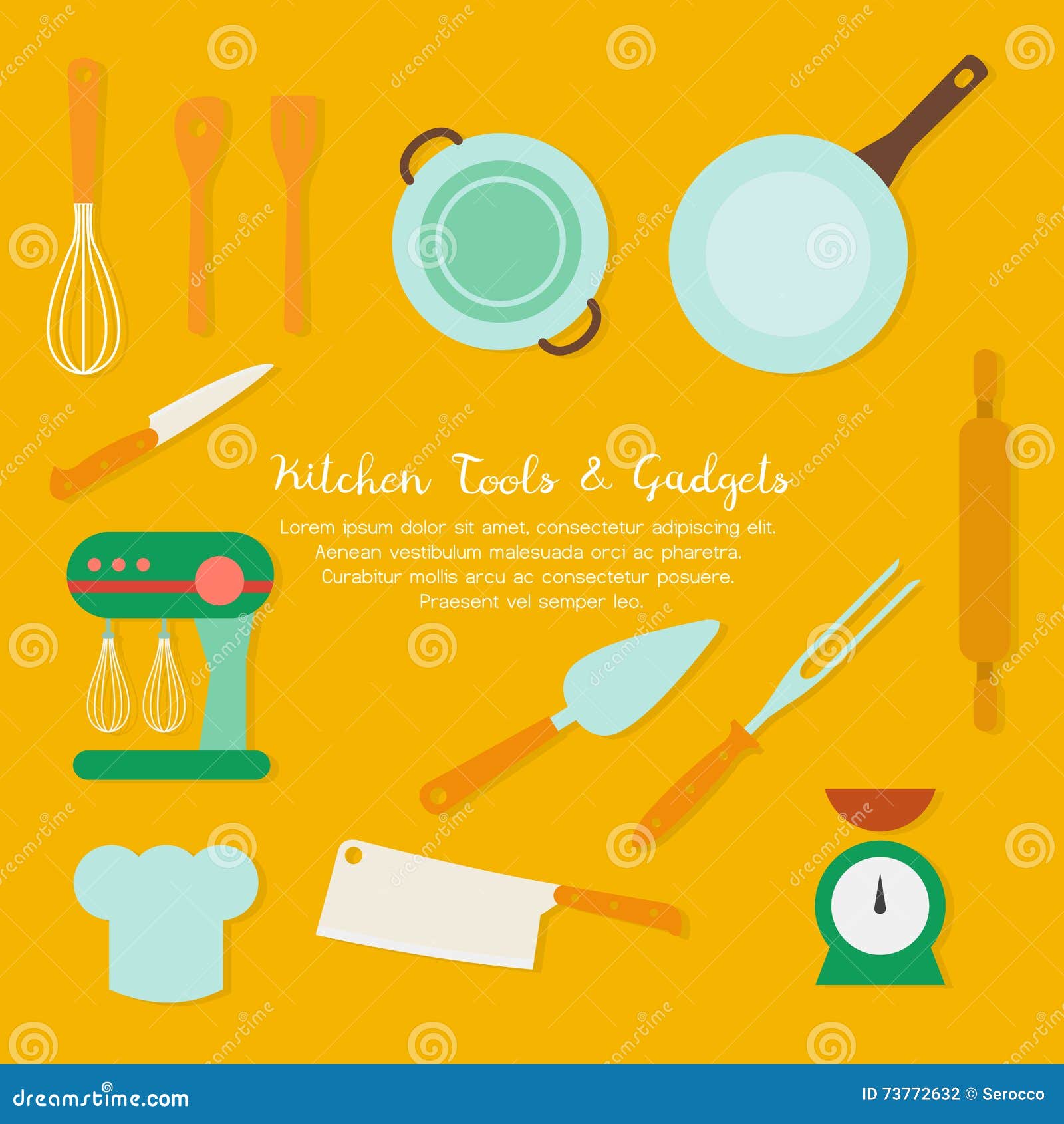 Set of Kitchen Utensil and Collection of Cookware Icons, Cooking Tools ...