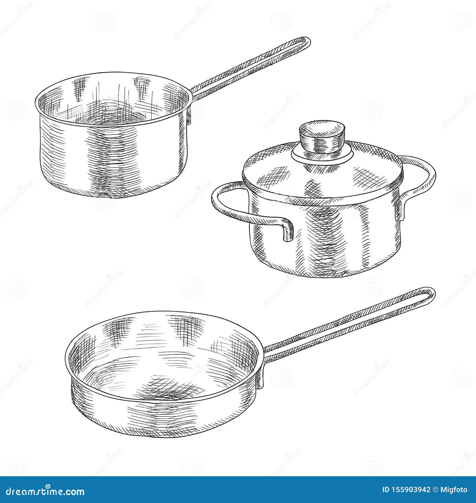 A set of kitchen utensils stock illustration. Illustration of kitchen ...