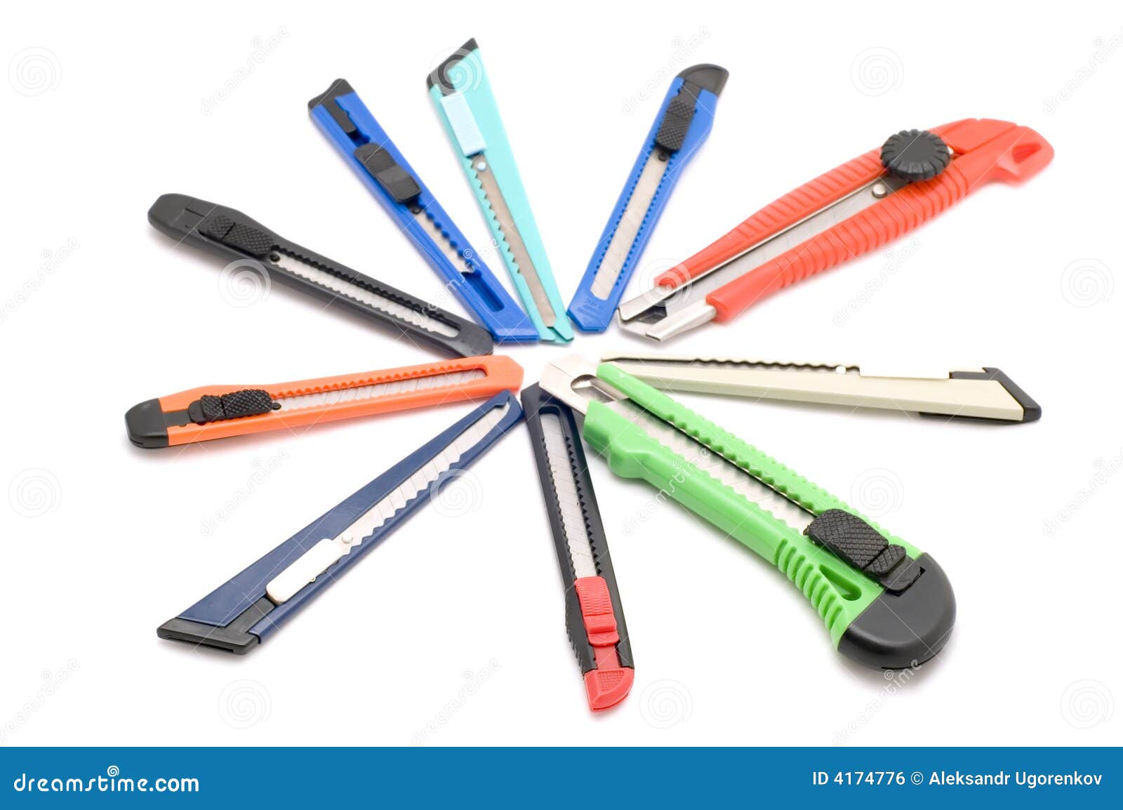 Set of knife for paper stock photo. Image of tinker, white - 4174776