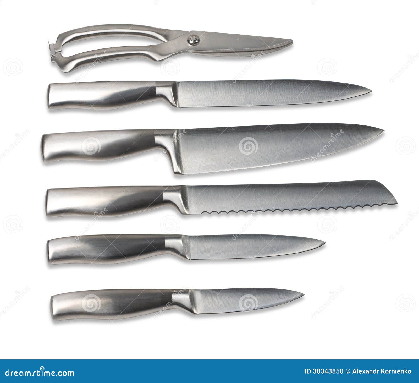 Set of knives stock photo. Image of handle, objects, utensil - 30343850