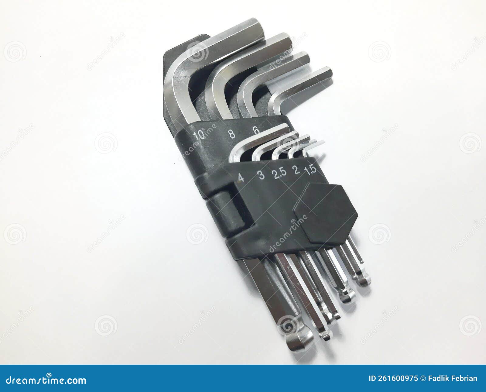 Set of L key or hex key stock image. Image of craft - 261600975