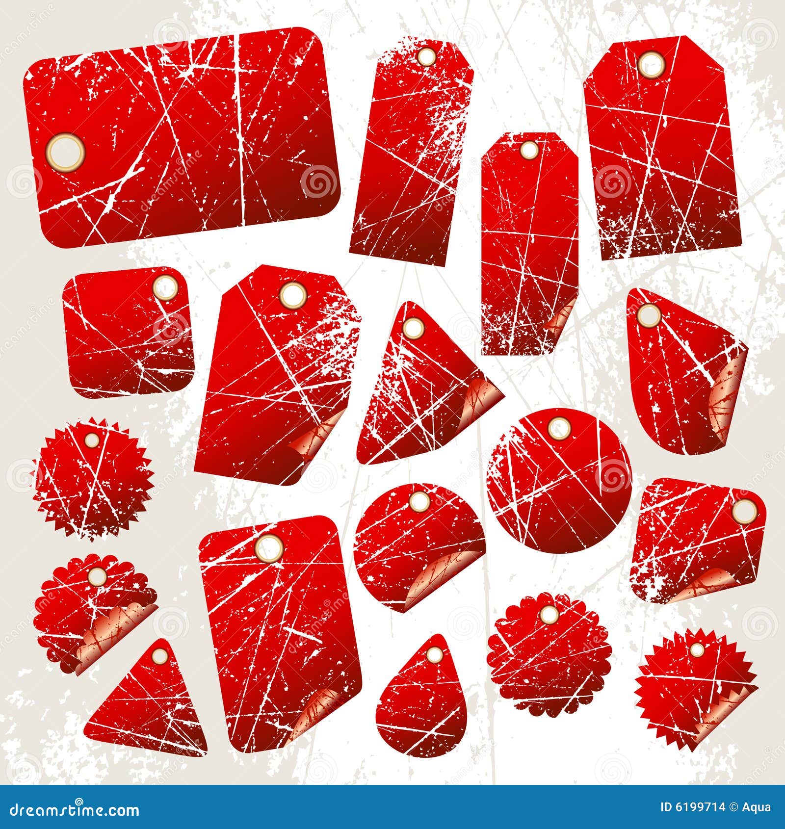 Set of labels stock vector. Illustration of collection - 6199714