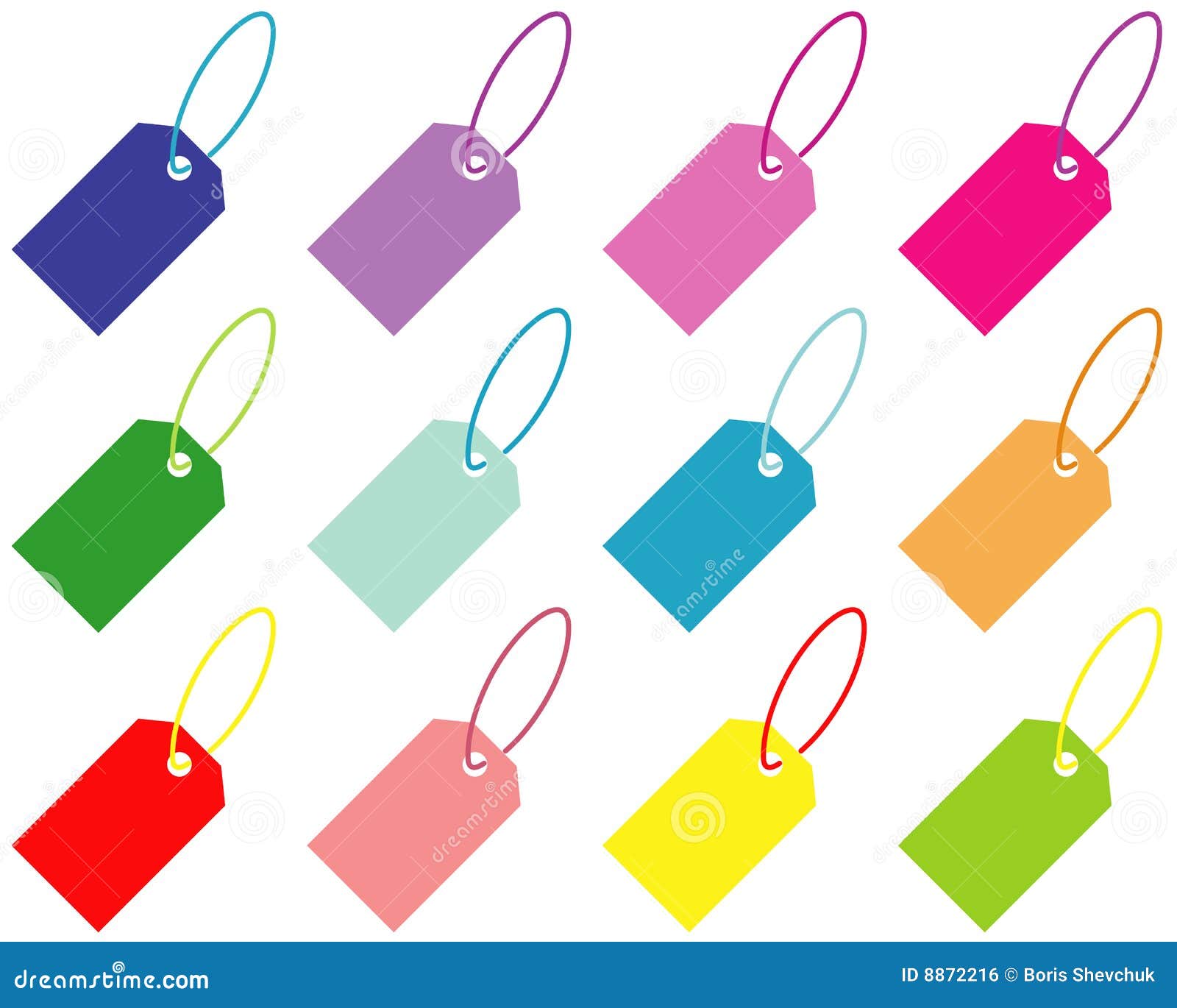 Set of labels. stock vector. Illustration of copyspace - 8872216