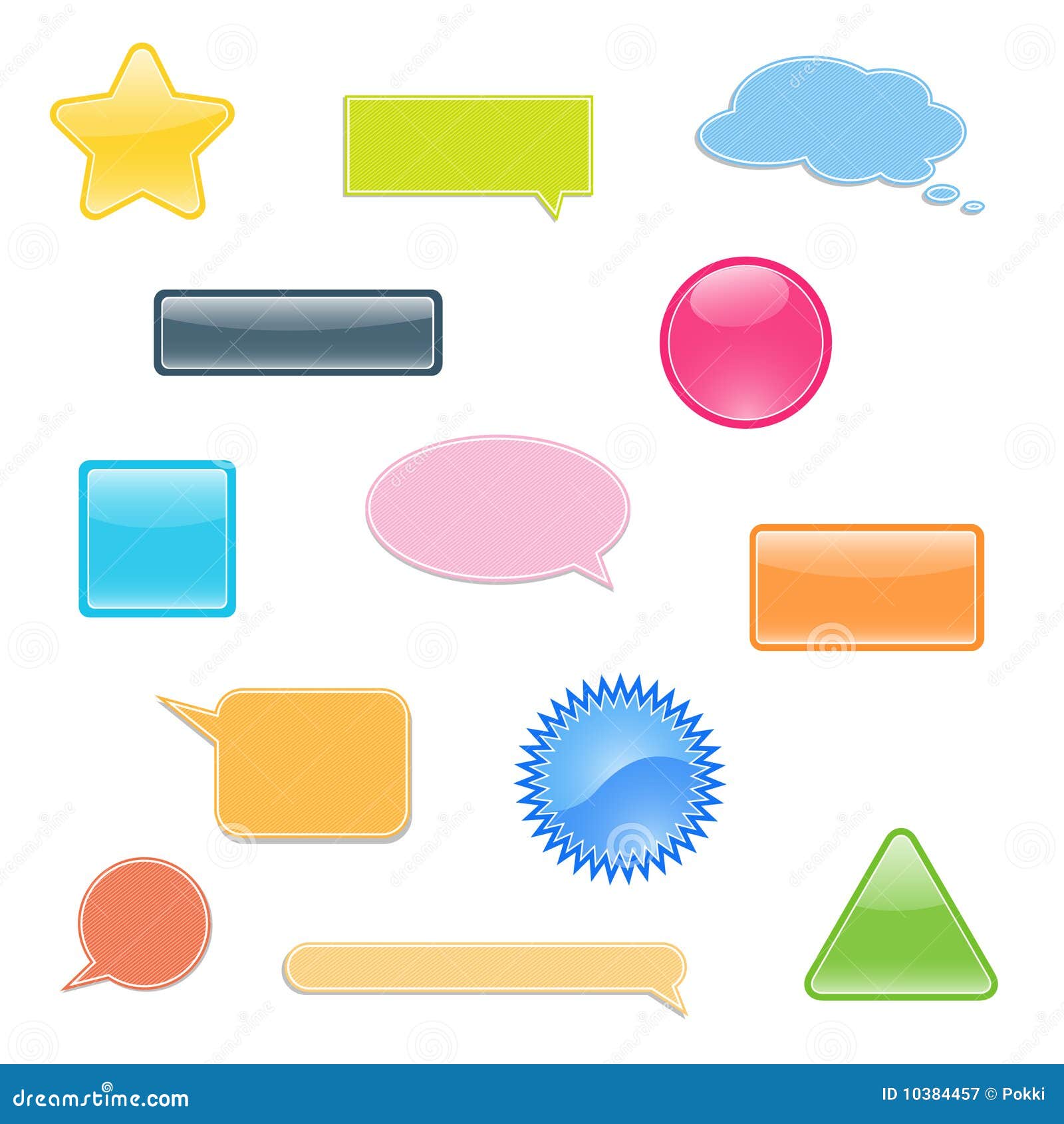 Set of Labels, Bubbles for You Text. Stock Vector - Illustration of ...