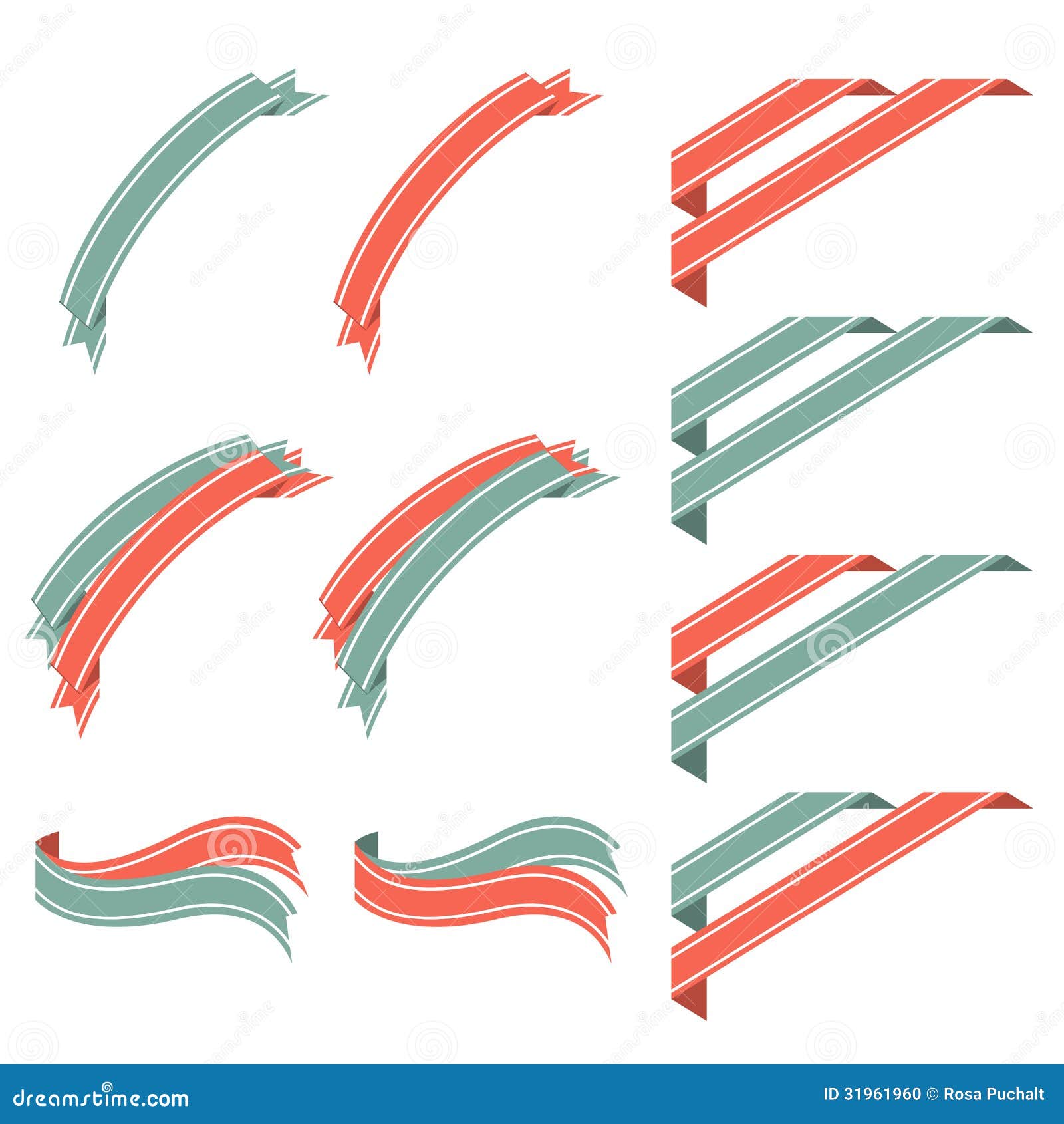Set of labels for corner stock vector. Illustration of corner - 31961960