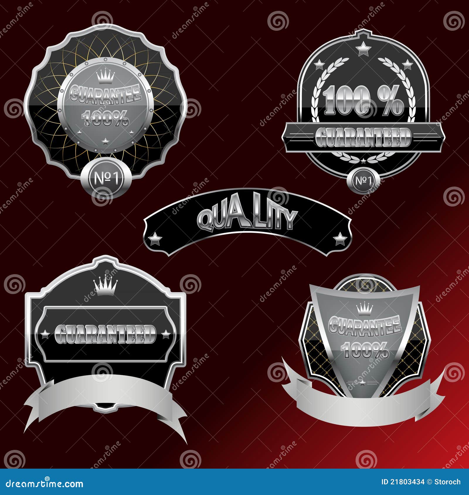 Set of Labels and Design Elements Set. Stock Vector - Illustration of ...