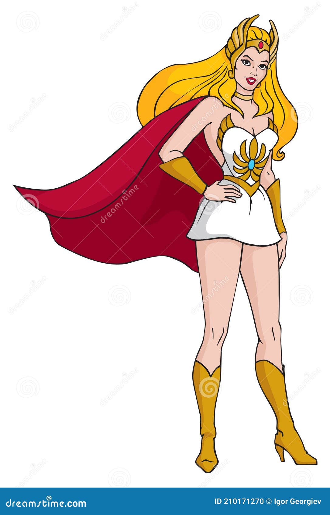 She-Ra, he-Man Master of the Universe Vector Illustration Poster ...