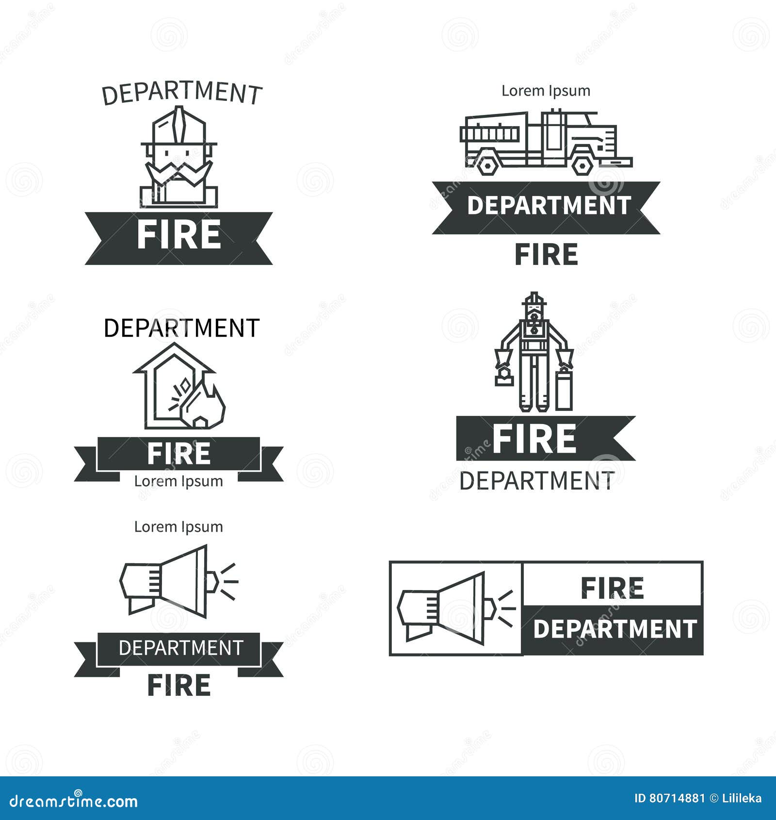 Set of labels fire safety. stock vector. Illustration of danger - 80714881