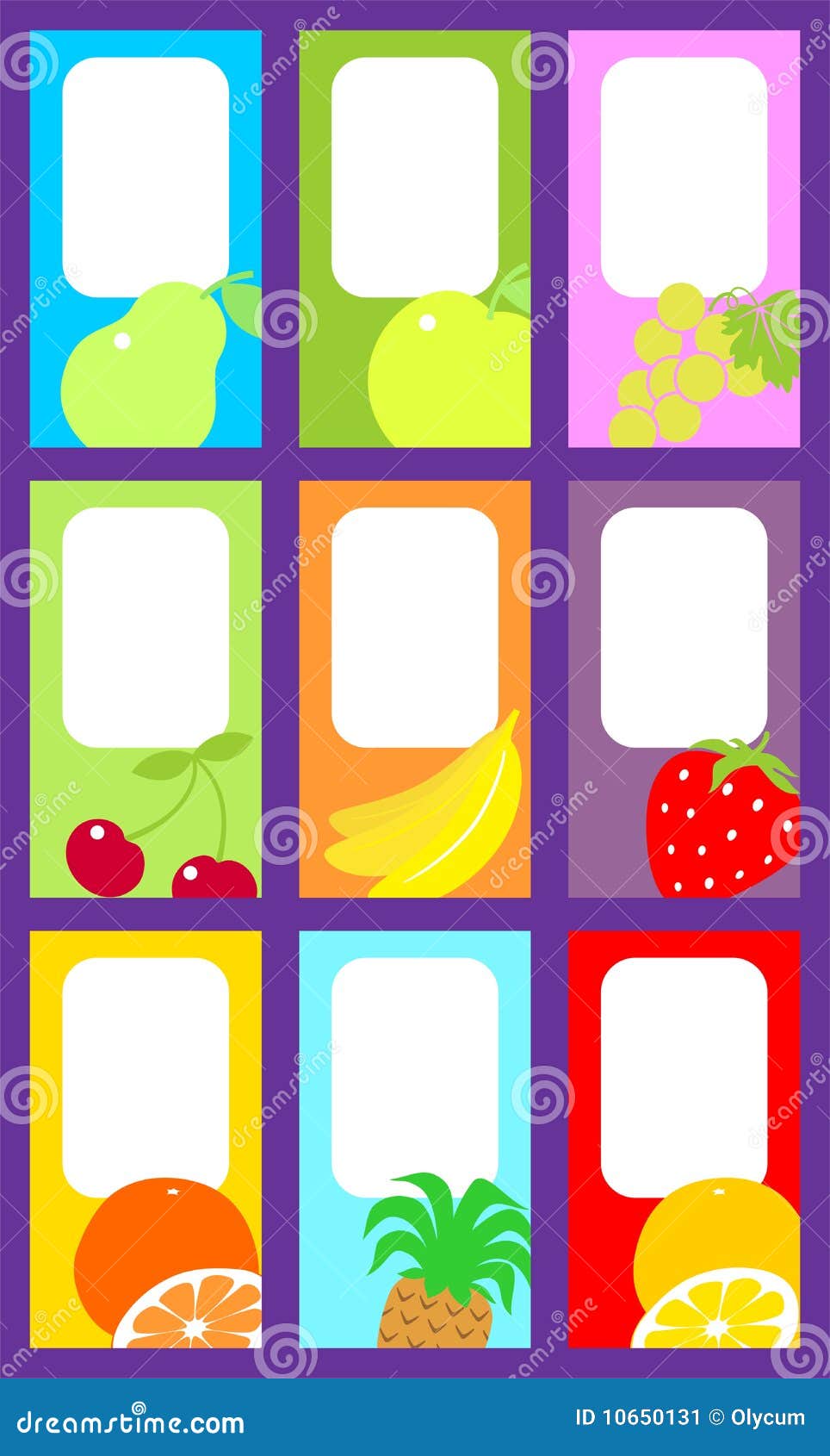 Set of labels with fruits stock vector. Illustration of pineapple ...