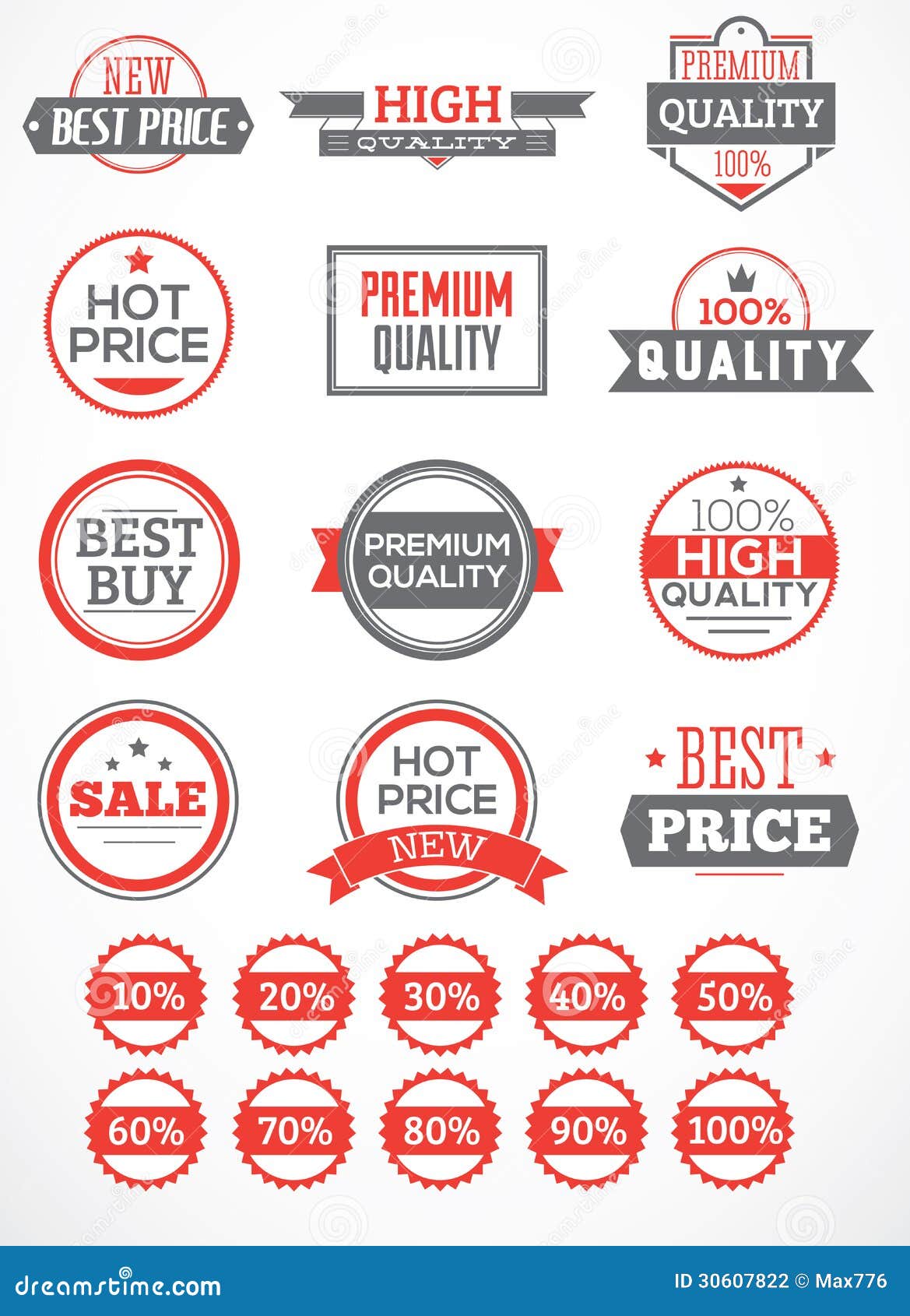 Set labels and stickers stock vector. Illustration of cart - 30607822