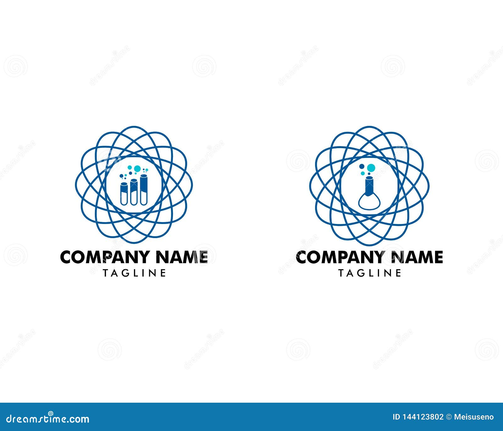 Set of Laboratorium Logo Template Stock Vector - Illustration of idea ...