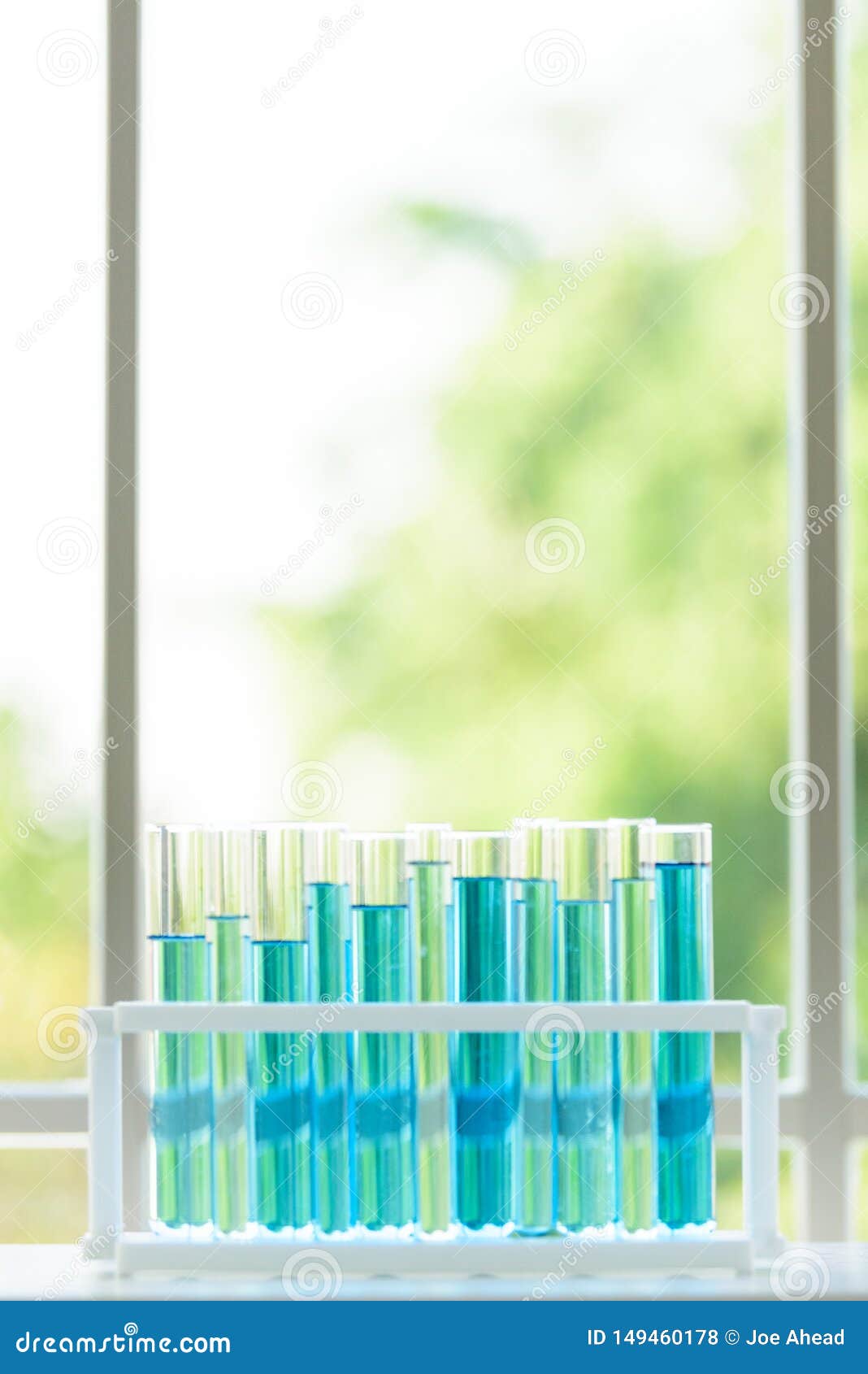 Set of Laboratory Glassware with Colorful in Test Lab Room Stock Photo ...
