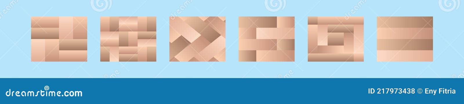 Set of Laminate Cartoon Icon Design Template with Various Models ...