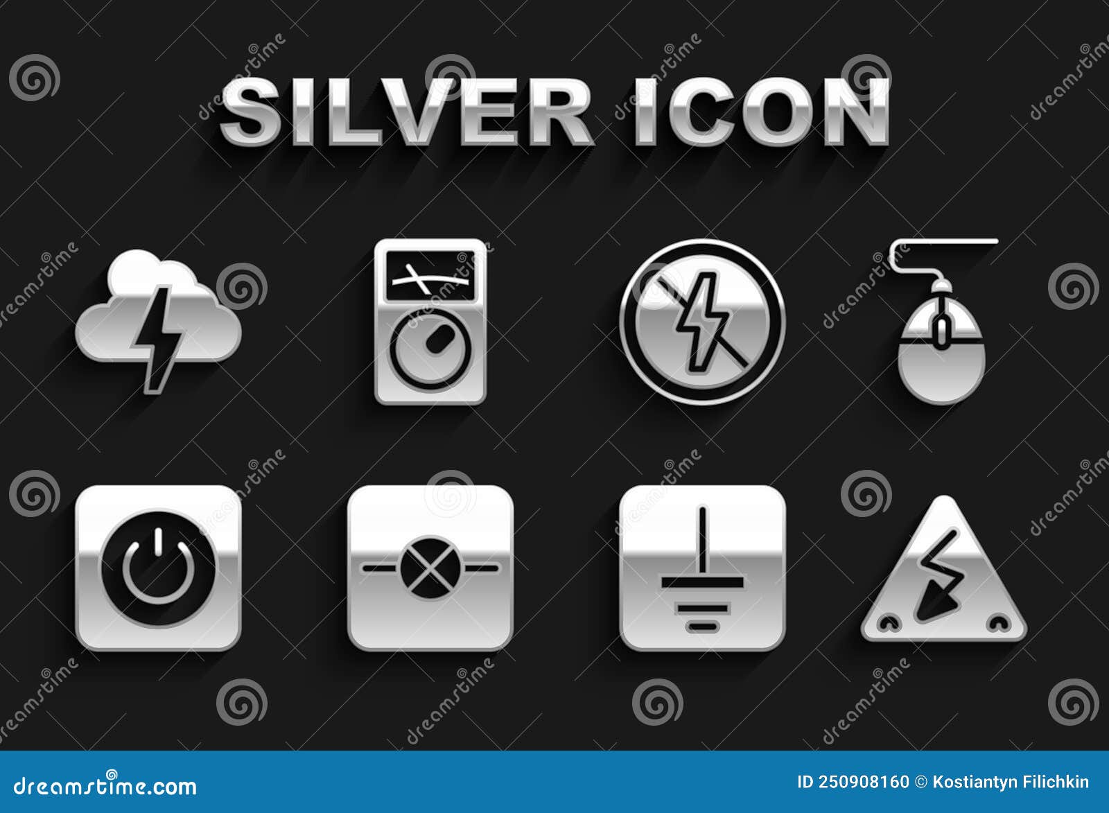 Set Lamp in Electronic Circuit, Computer Mouse, High Voltage ...