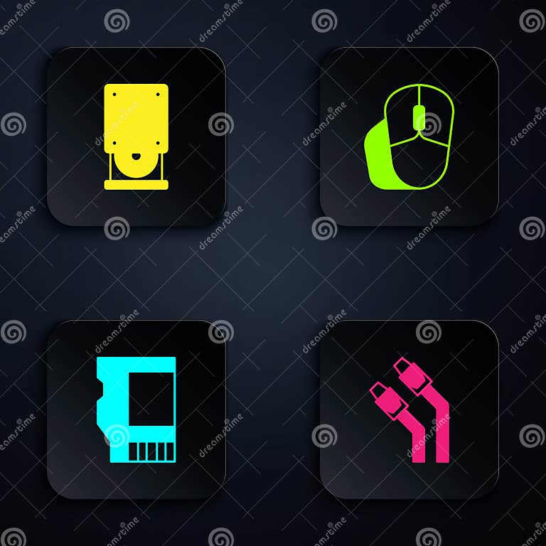 Set LAN Cable Network Internet, Optical Disc Drive, SD Card and ...