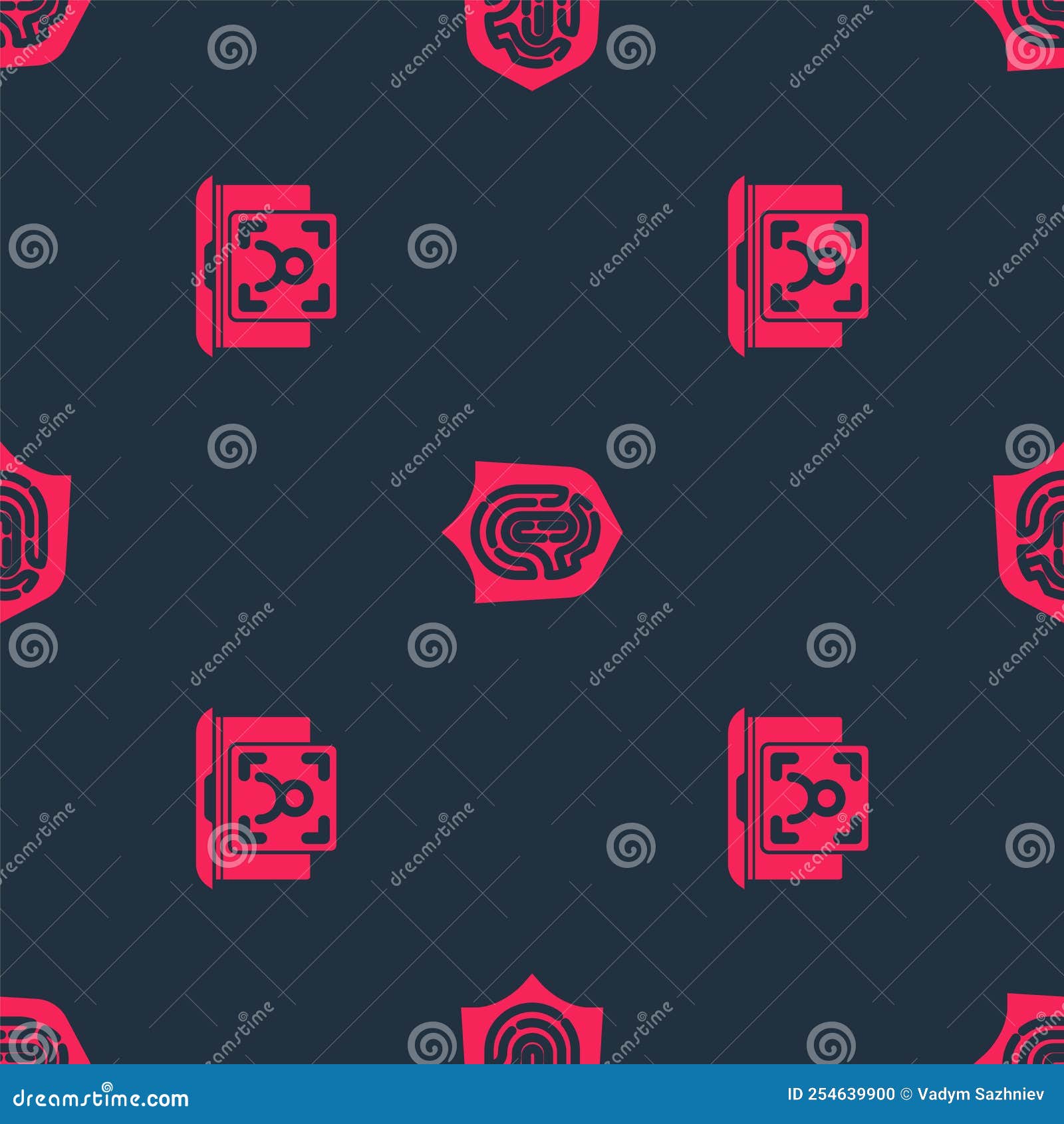 Set Laptop with Face Recognition and Fingerprint in Shield on Seamless ...