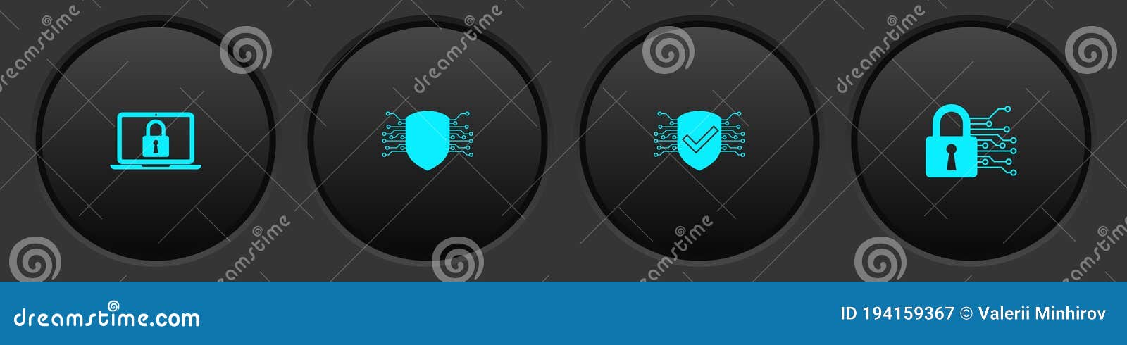 Set Laptop and Lock, Cyber Security, and Icon. Vector Stock Vector ... Set Laptop and Lock, Cyber Security, and Icon. Vector Stock Vector ...