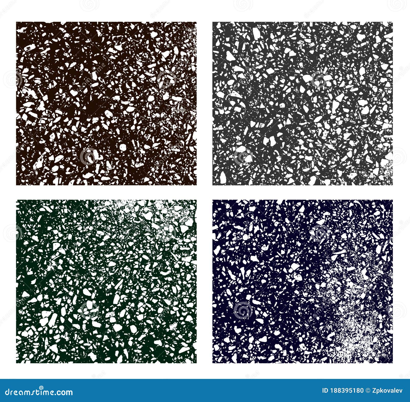 Set of Large and Small Stone Textures in Various and Colored ...