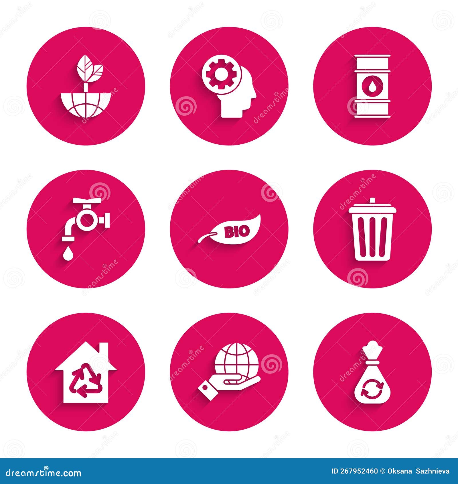 A Globe With Garbage Standing On A Large Pile Of Garbage. Concepts Of ... A Globe With Garbage Standing On A Large Pile Of Garbage. Concepts Of ...