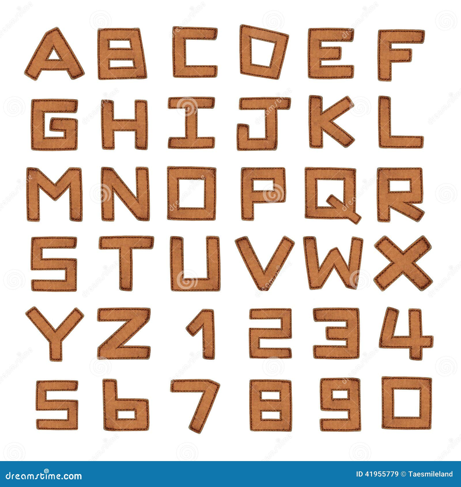 Set of Leather alphabet stock illustration. Illustration of design ...