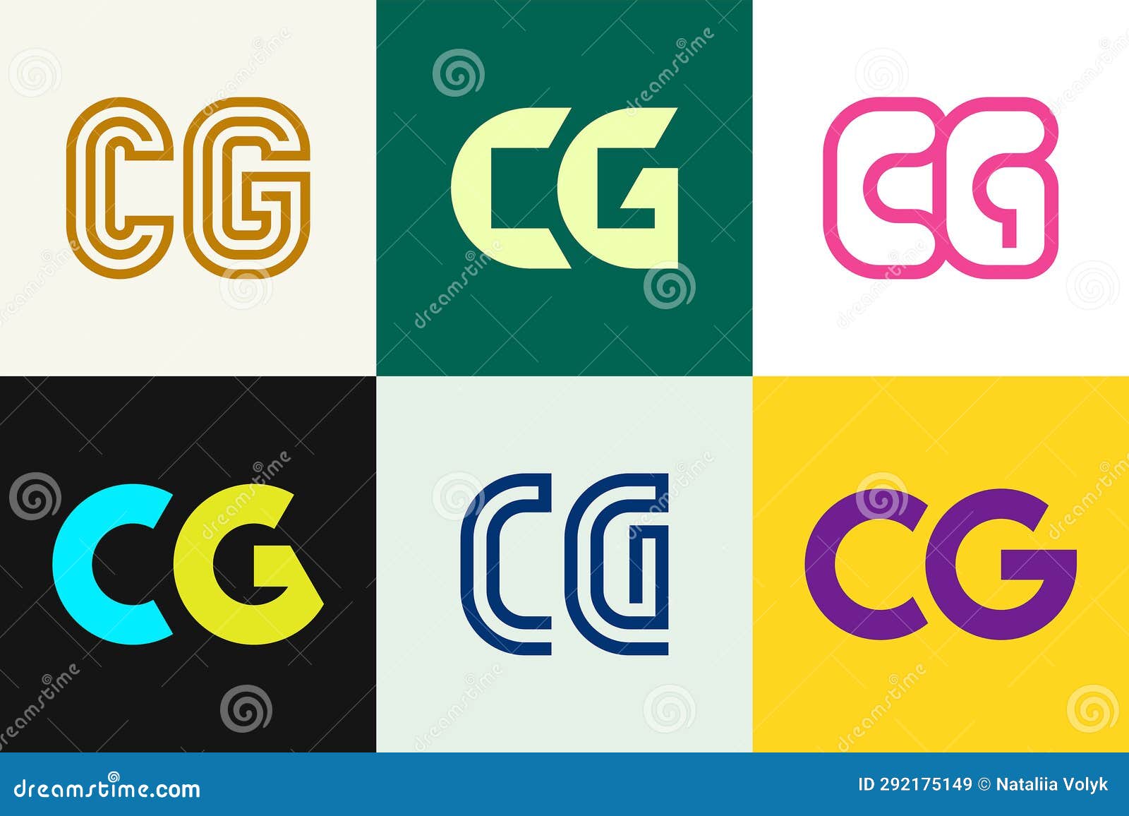 Set of letter CG logos stock illustration. Illustration of arrow ...