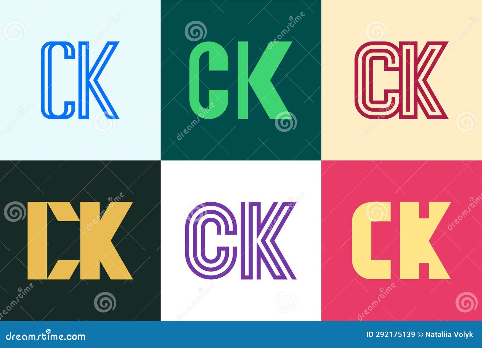 Set of letter CK logos stock illustration. Illustration of mega - 292175139