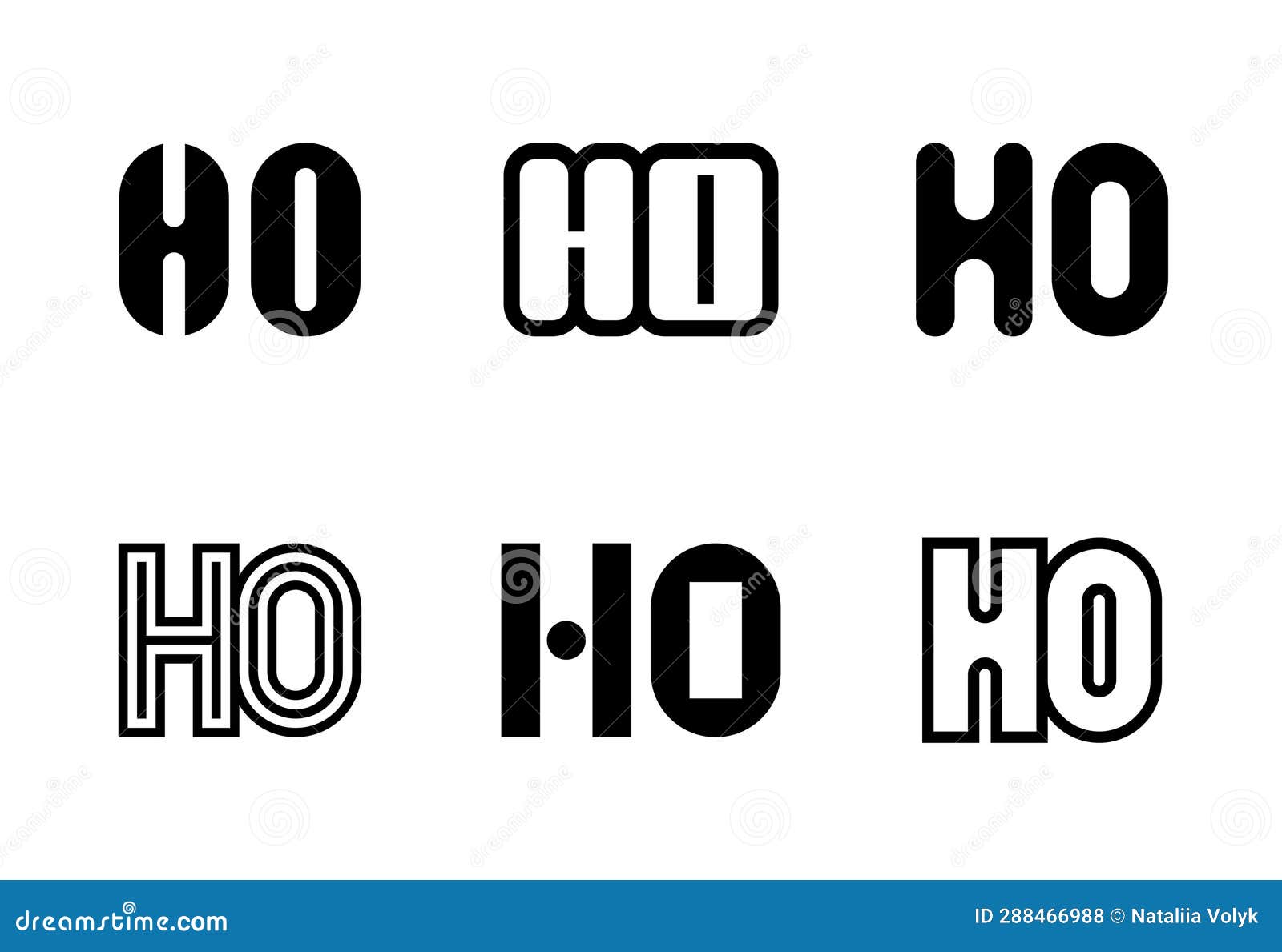 Set of letter HO logos stock illustration. Illustration of huge - 288466988