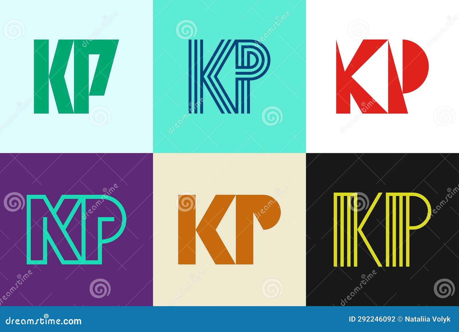 Set of letter KP logos stock illustration. Illustration of mega - 292246092