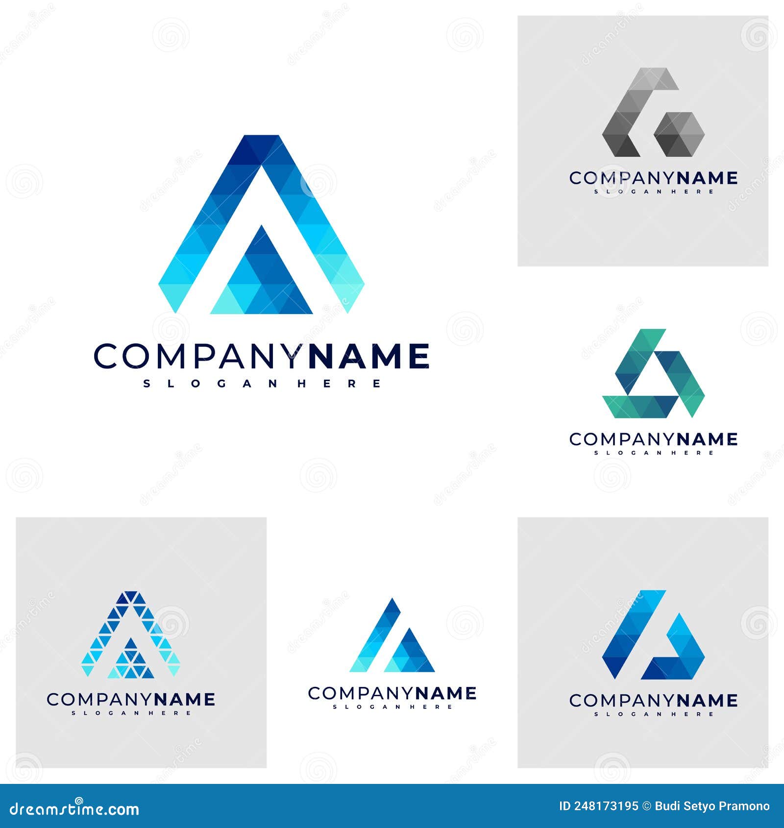 Set of Letter a Logo Design Vector, Creative a Logo Concepts Template ...