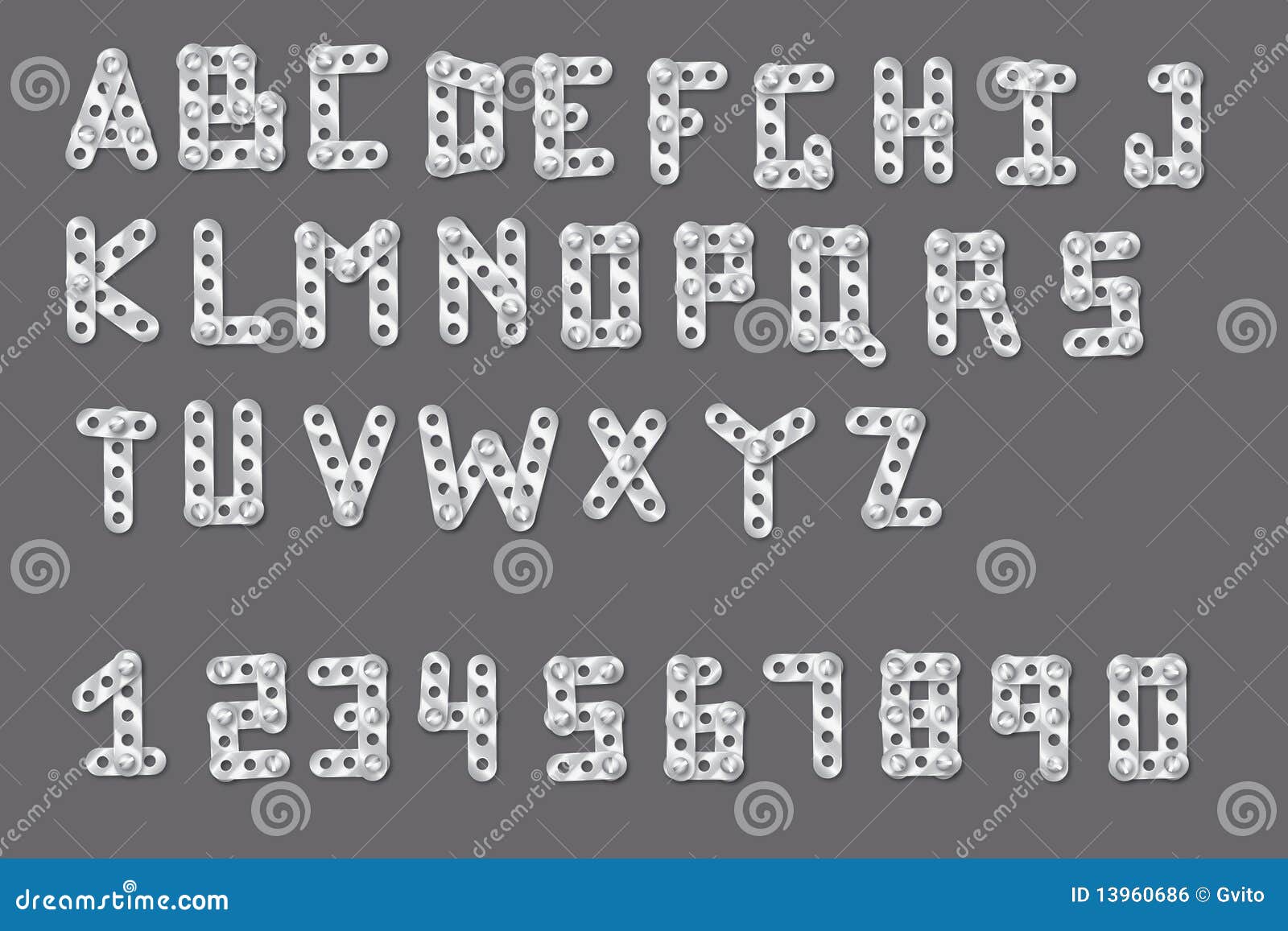 Set of letters stock vector. Illustration of collection - 13960686